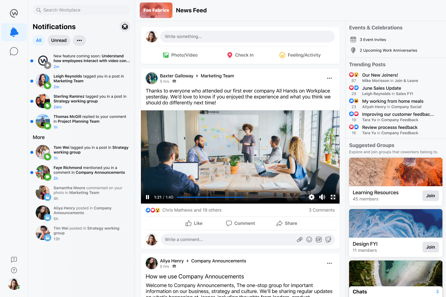 What’s New in Workplace? New Features Update from January – March 2021